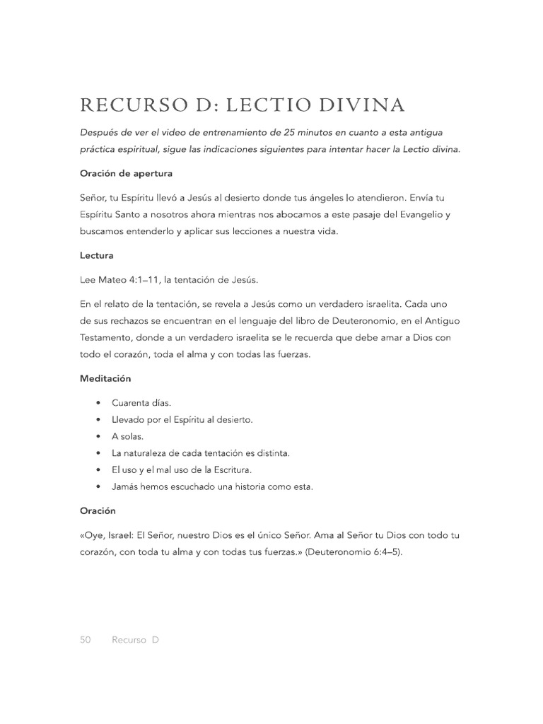 Lectio Divina | PDF
