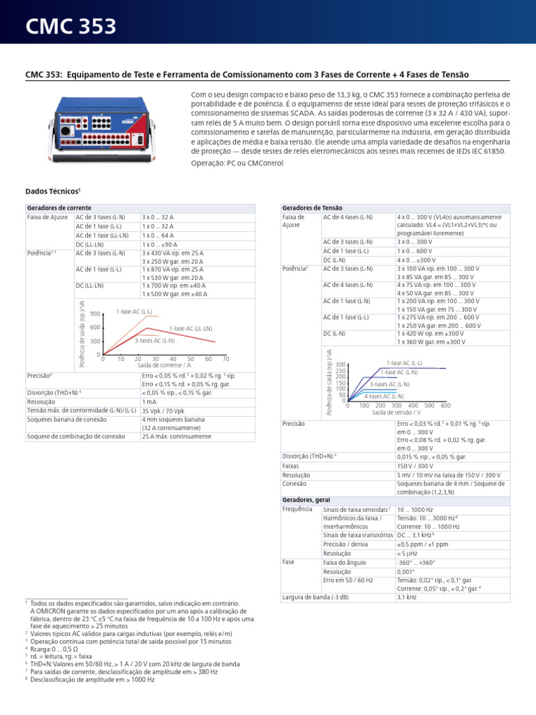CMC 353 Technical Data PTB | PDF