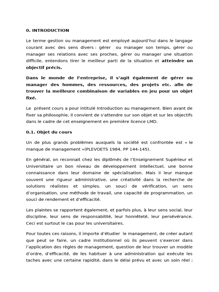 Management 1 | PDF