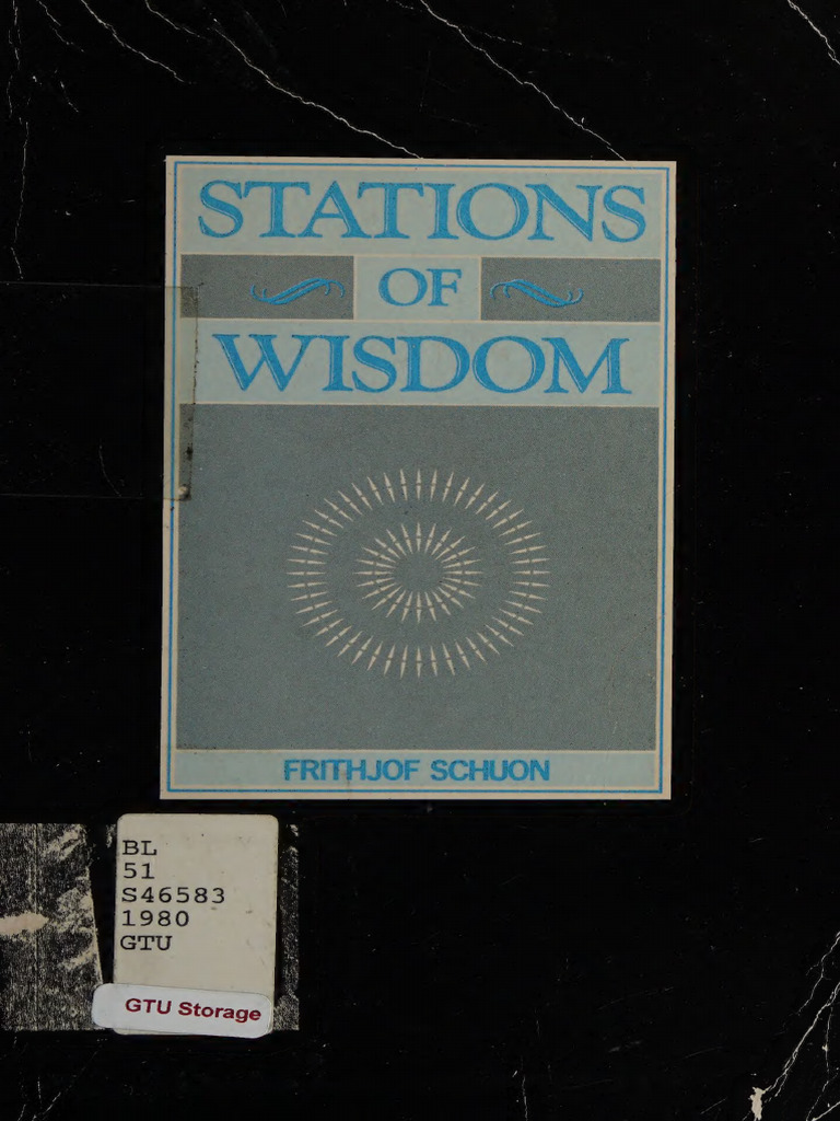 Stations of Wisdom - Schuon, Frithjof, 1907-1998 | PDF