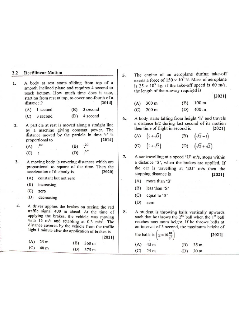 MHT CET Physics (PSP) | PDF