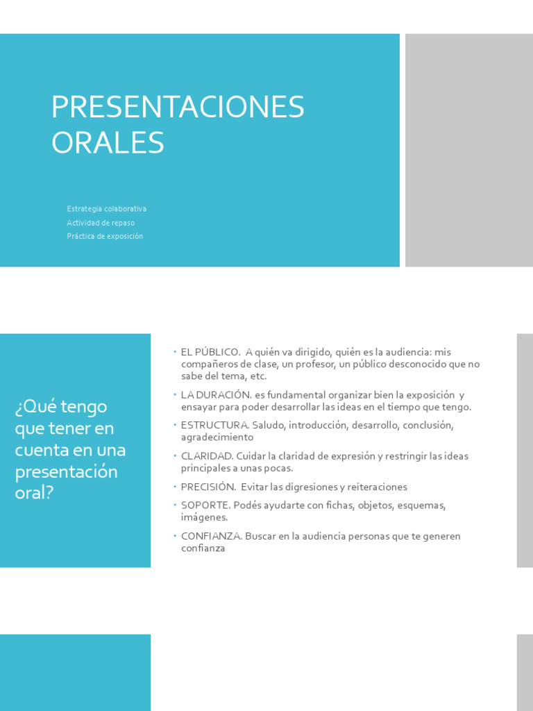 2022 Lineamientos para Presentaciones Orales | PDF