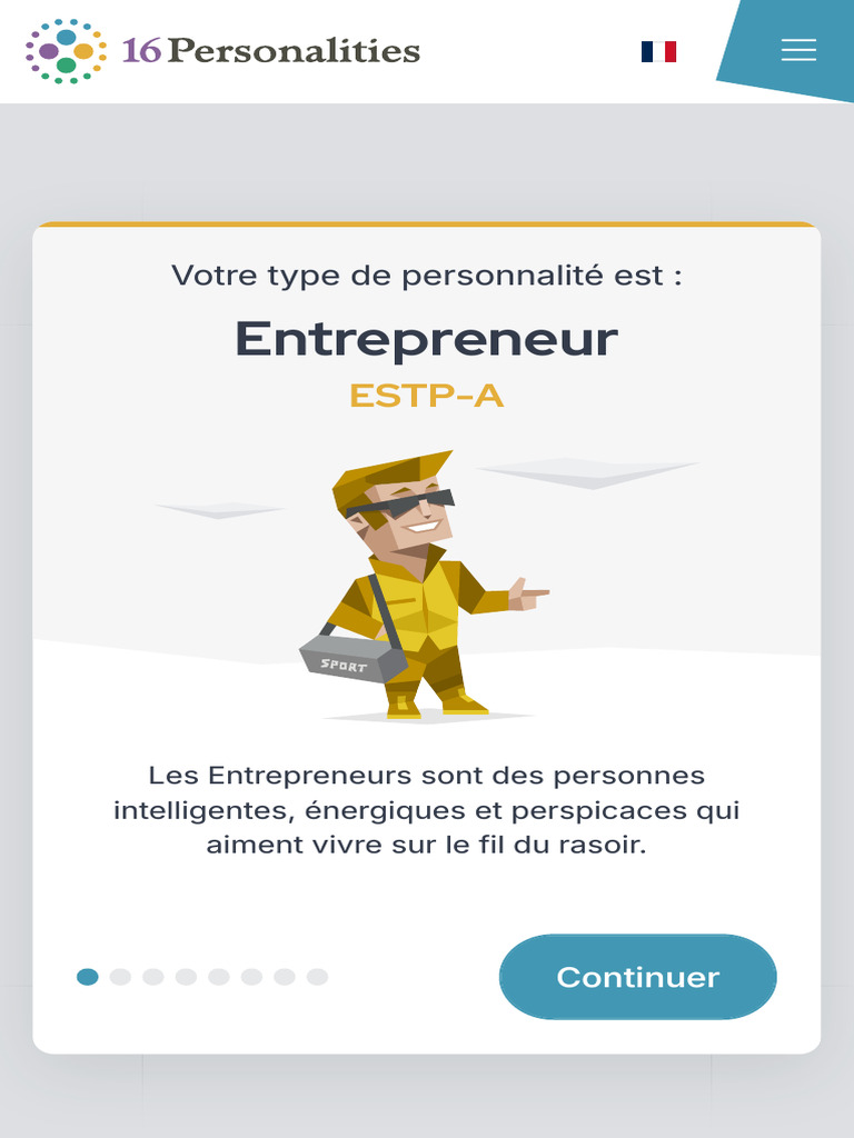 La Personnalité ESTP (Entrepreneur) 16personalities | PDF