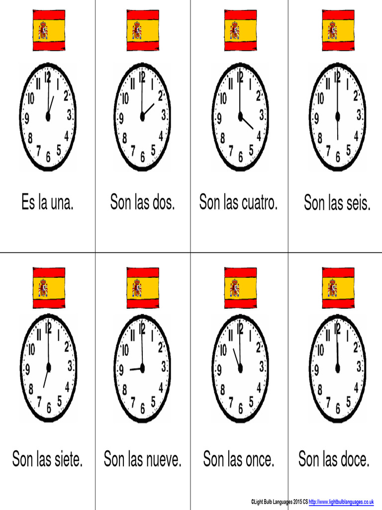 que hora es time | PDF