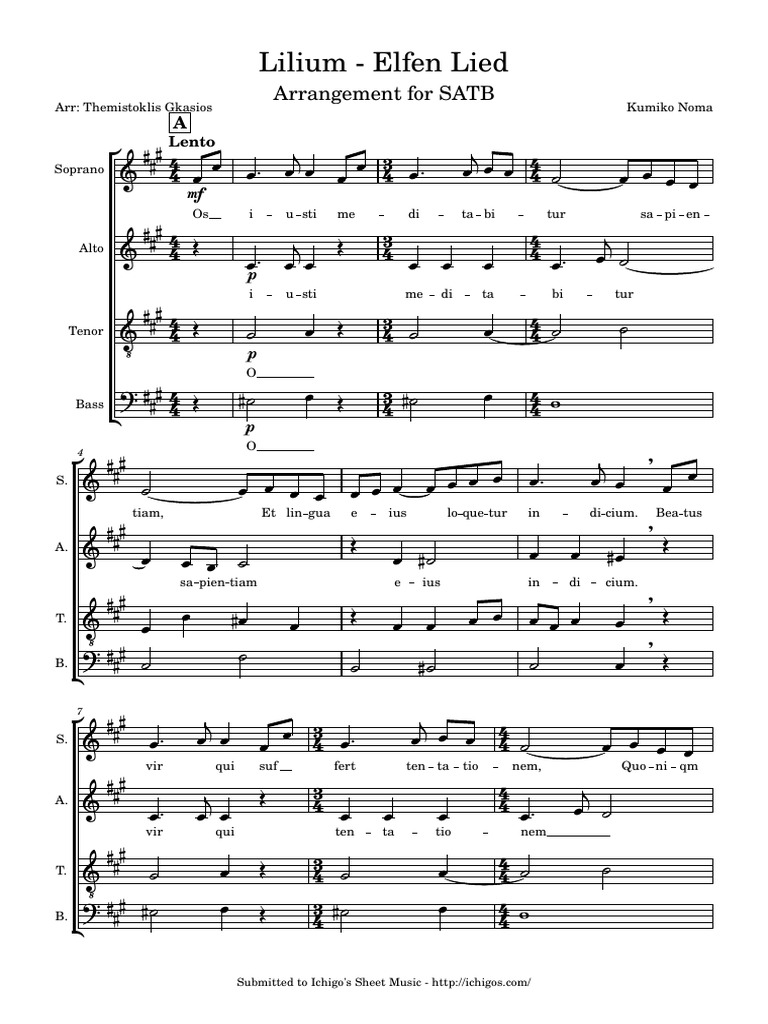 Elfen Lied - Lilium | PDF