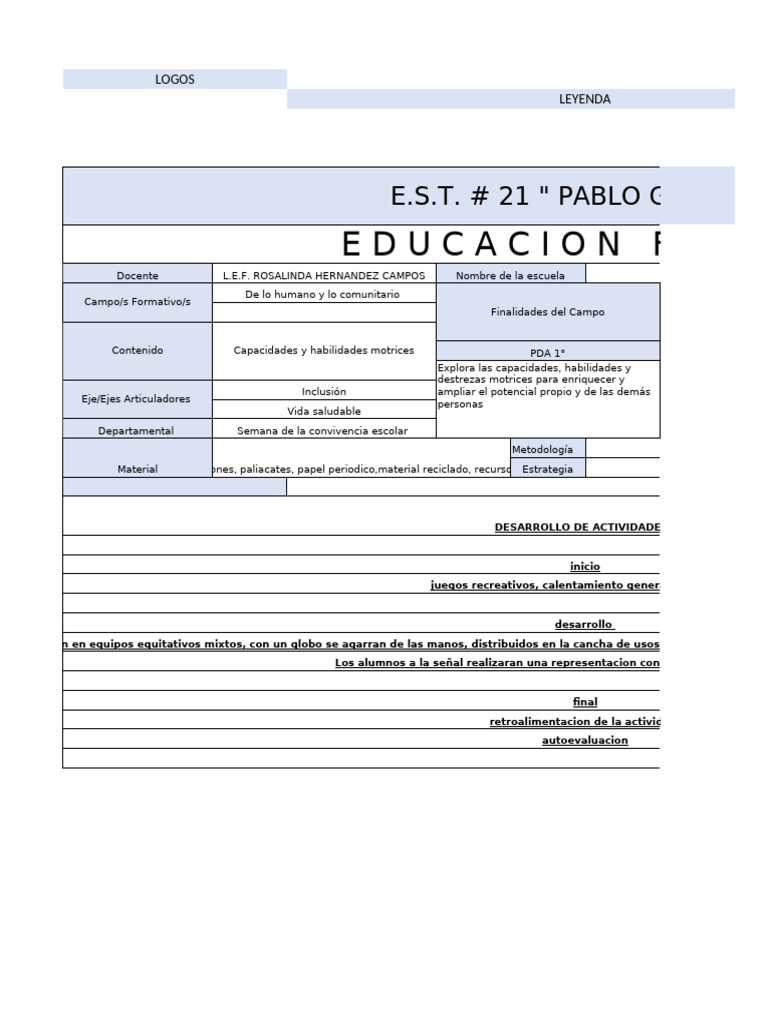 Formato Planeación Secundaria | PDF | Evaluación
