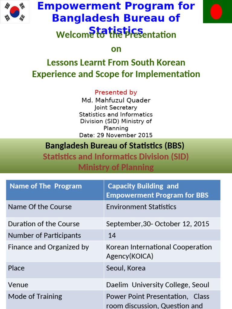 Korea Presentation. | PDF