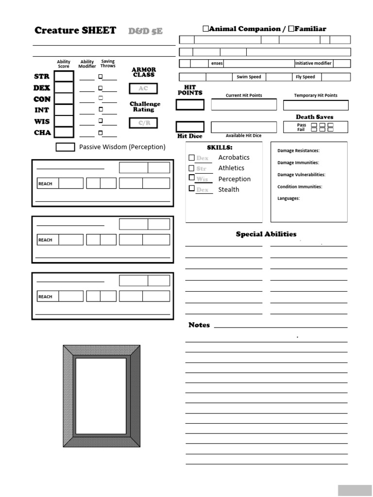 5 0 Crs Animal Sheet RRH Fillable1 1 | PDF