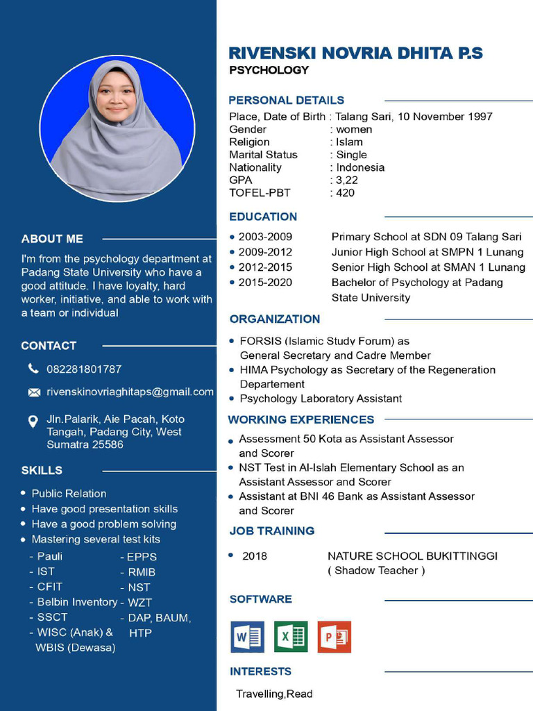 dhita cv 1 | PDF