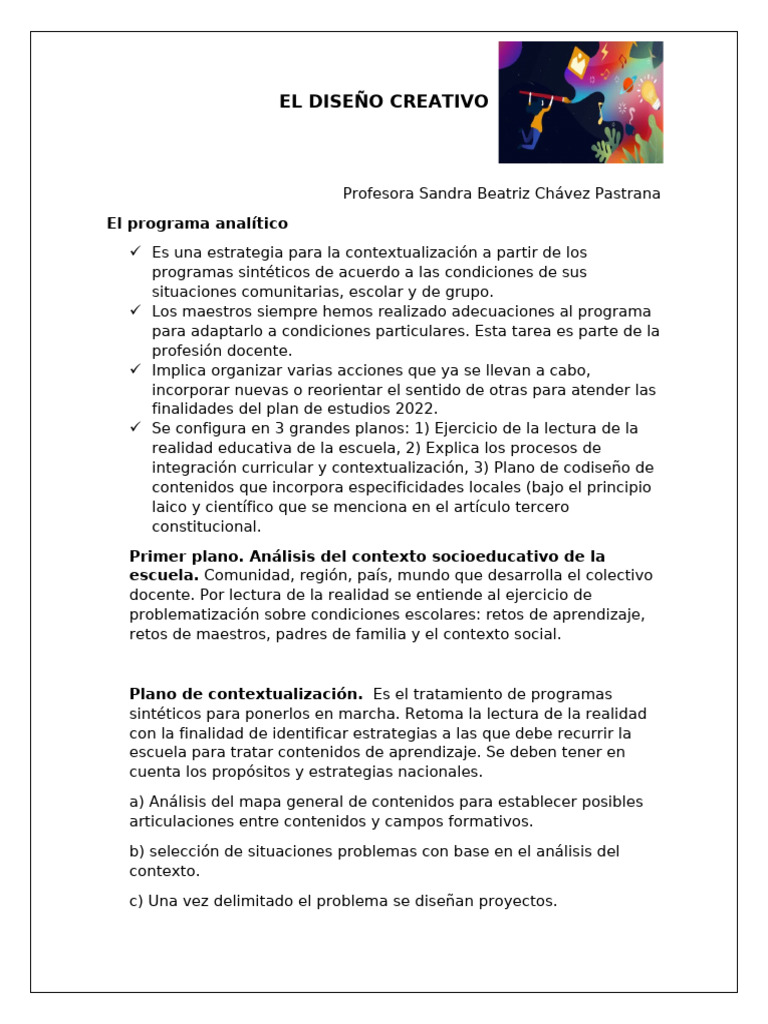 El Diseño Creativo | PDF