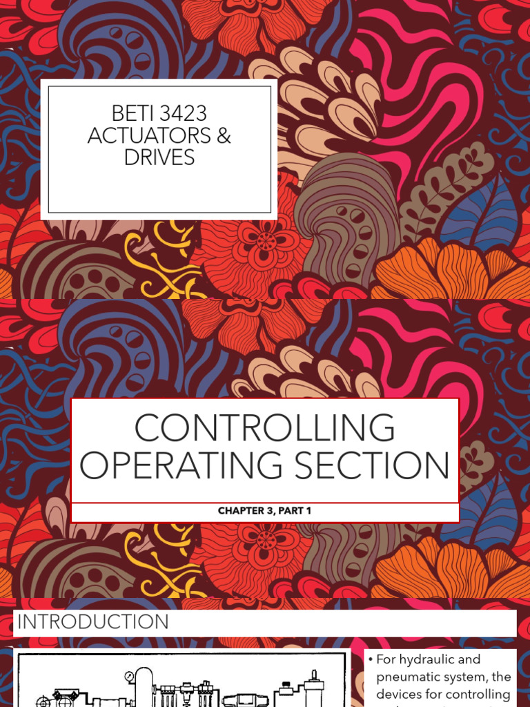 004.chapter 2 - Part I - Controlling Operating Section (Lecture 4) | PDF