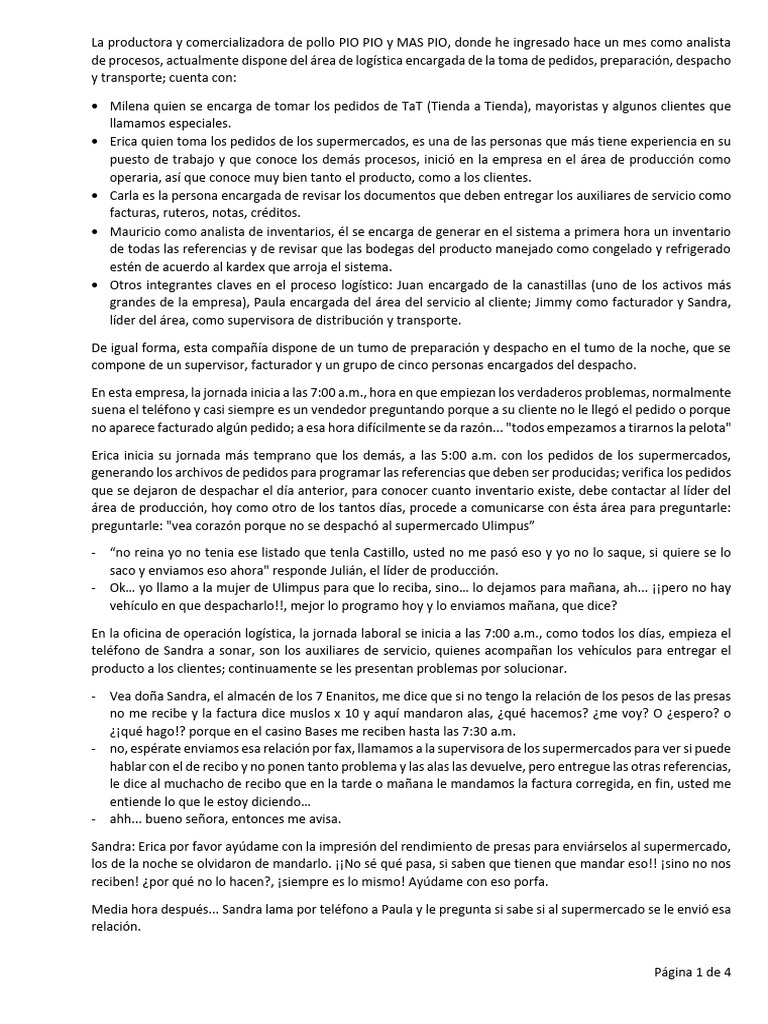 Pollo Pio Pio | PDF