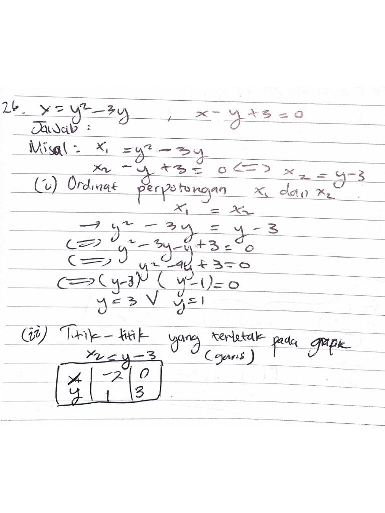 Soal Kalkulus Integral No. 26 | PDF