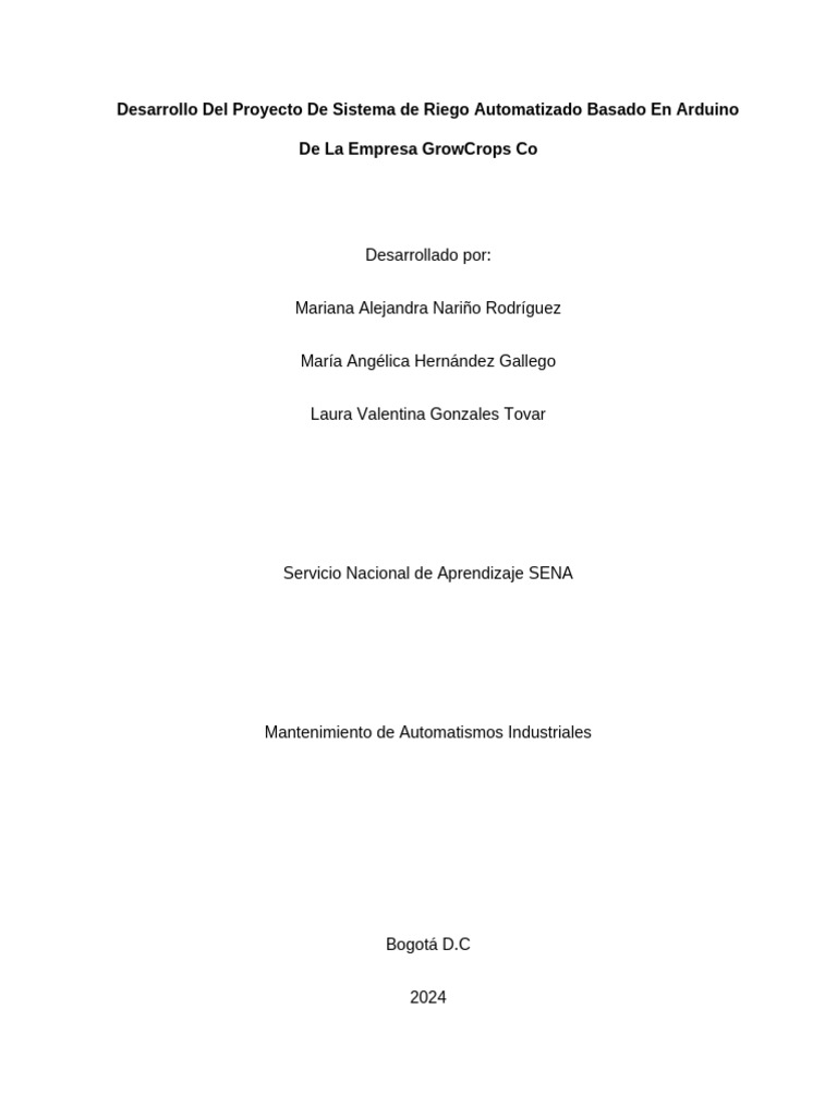 Proyecto SENA 2024 | PDF