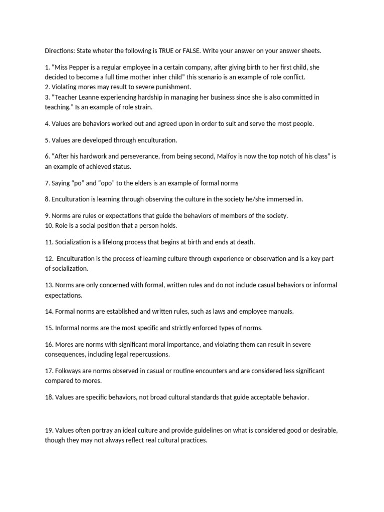 QUIZ NO 3 AND 4 UCSP | PDF