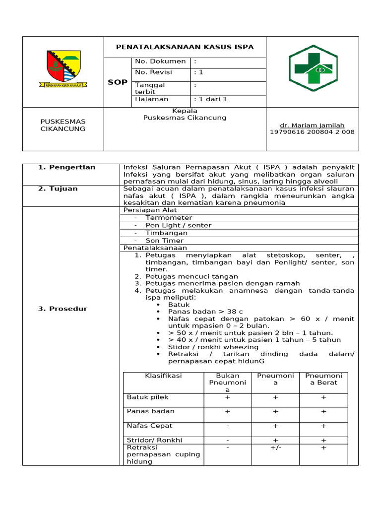 Sop Ispa Bu Euis | PDF