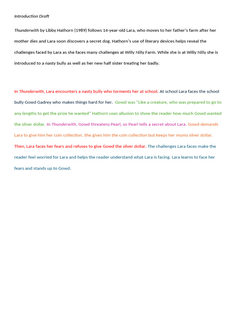 Introduction Draft | PDF