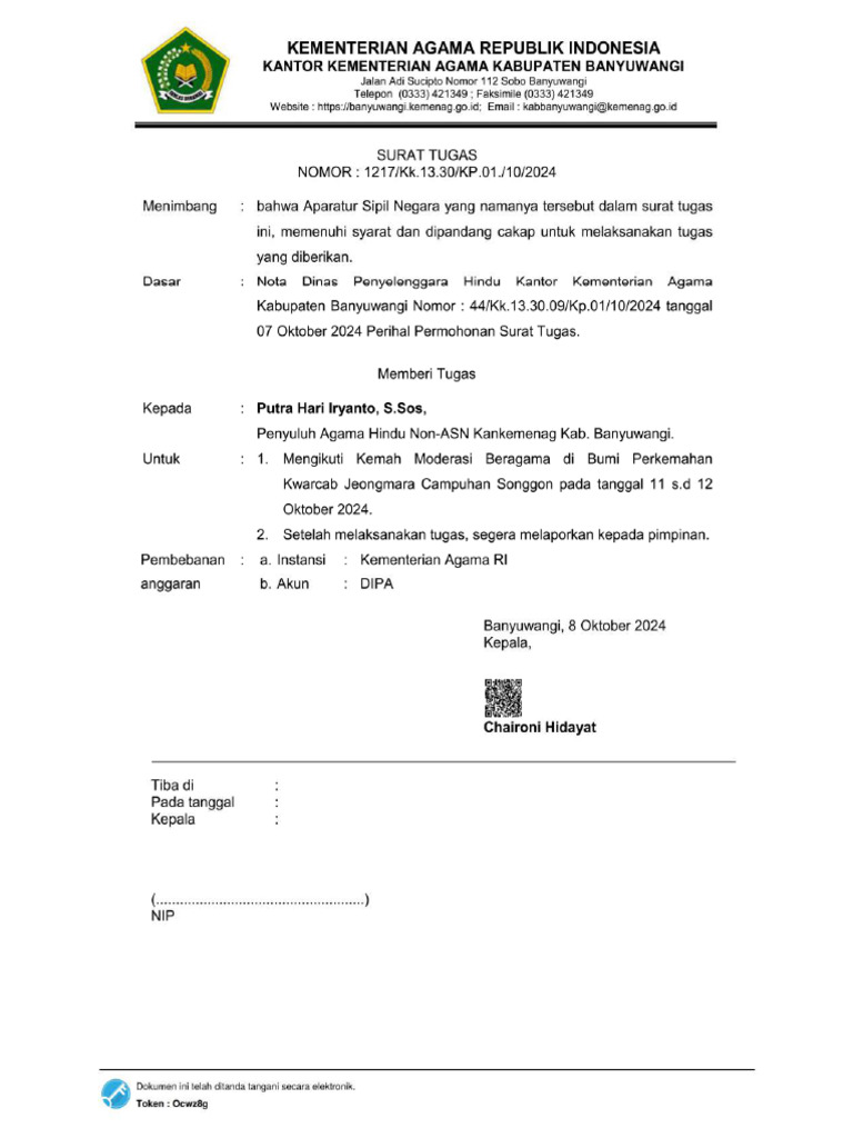 1217 ST Putra Jeongmara 11-12 Okt 2024 | PDF