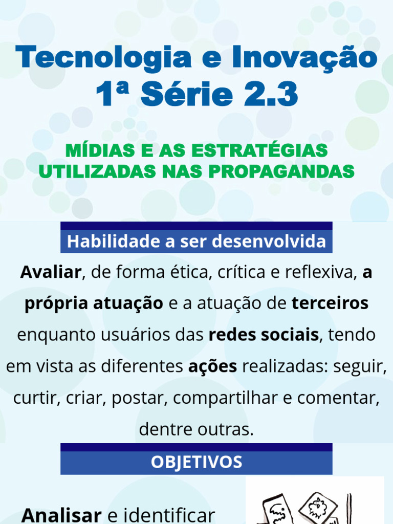 Tec 2.3 - Mídias e As Estratégias Utilizadas Nas Propagandas | PDF