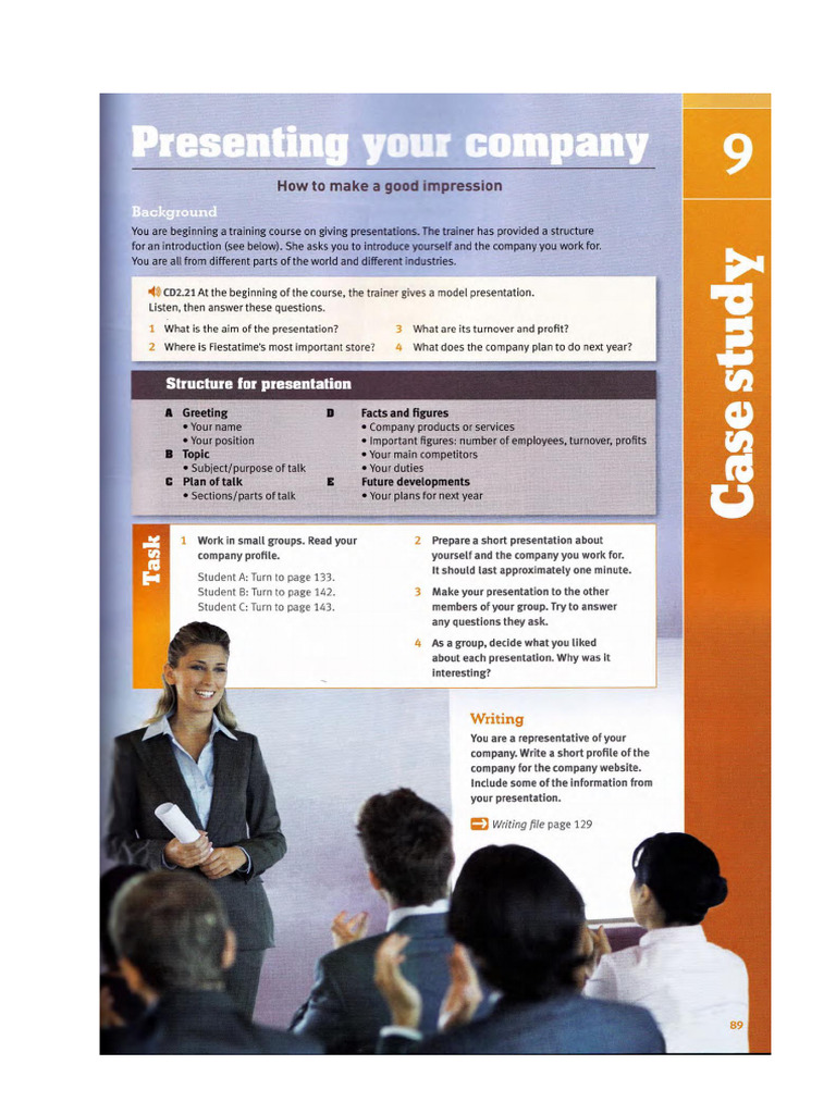 Case Study - Presentating Your Company | PDF