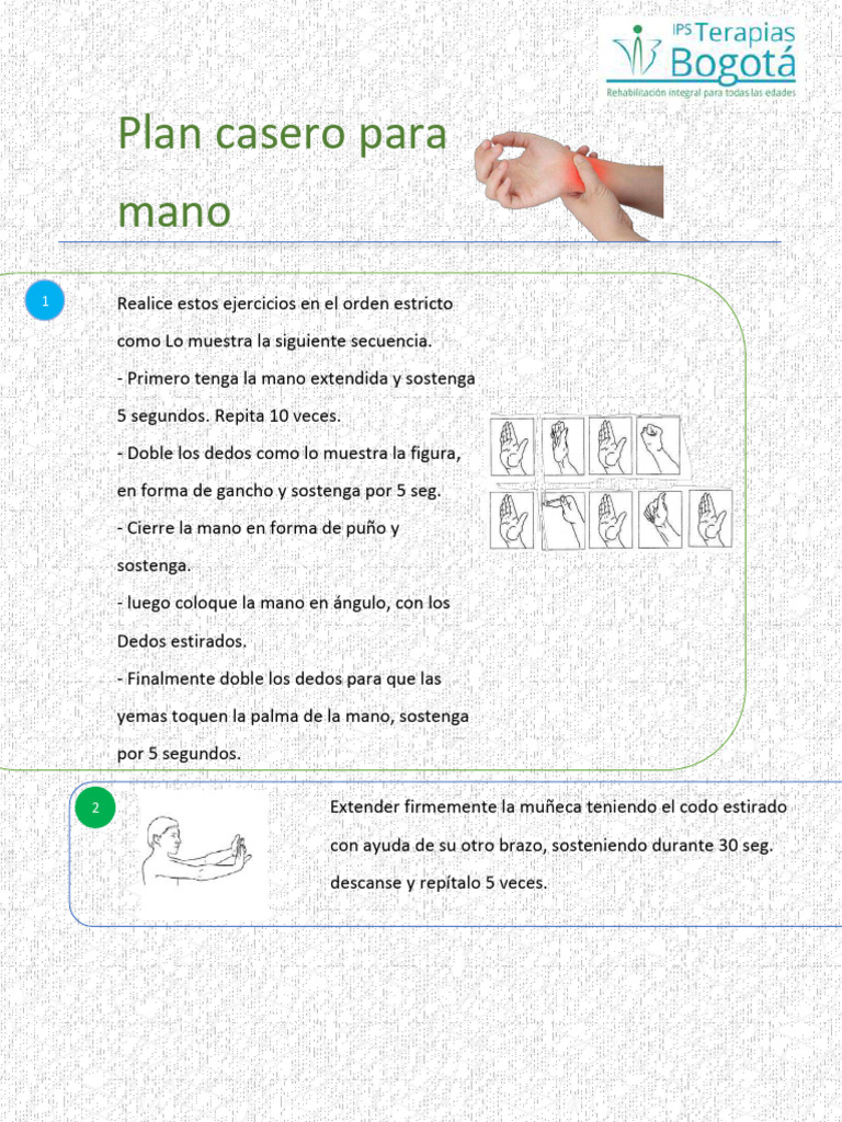 Plan Casero de Mano | PDF