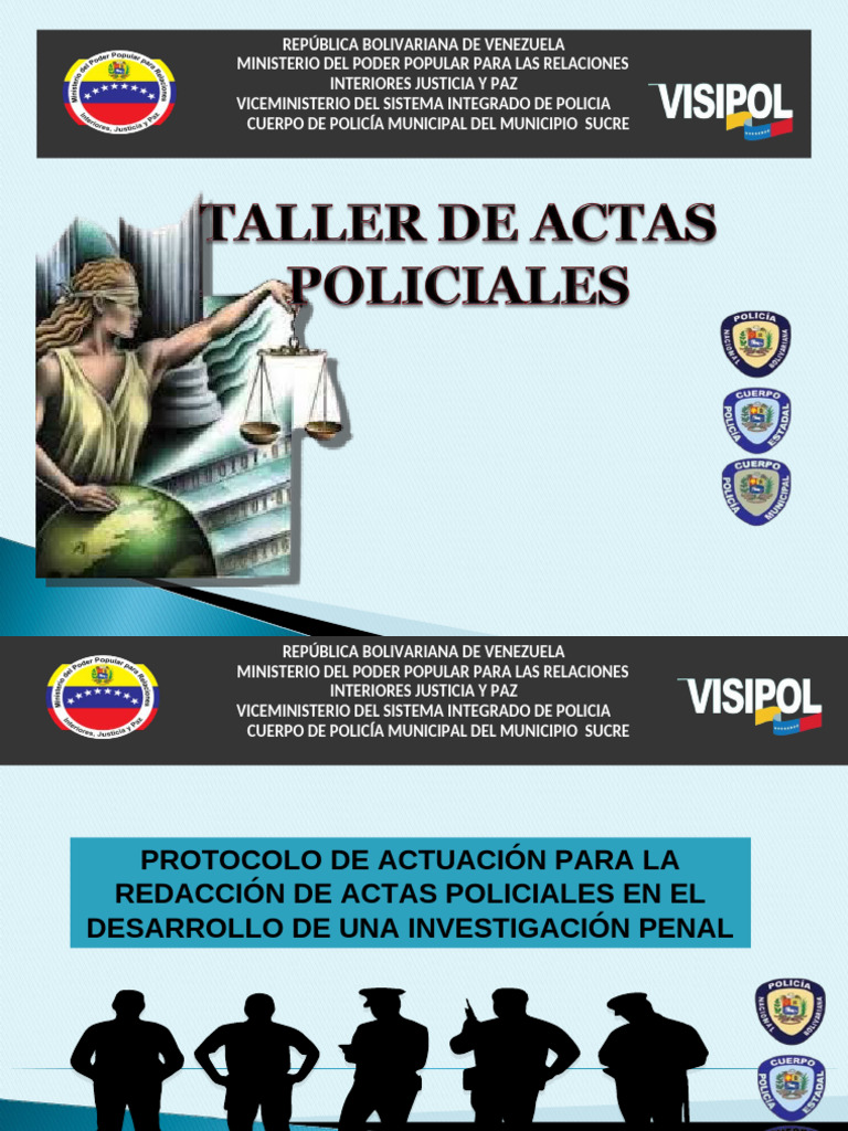 Protocolo Actuacion Policial Municipal Sucre, Sucre | PDF