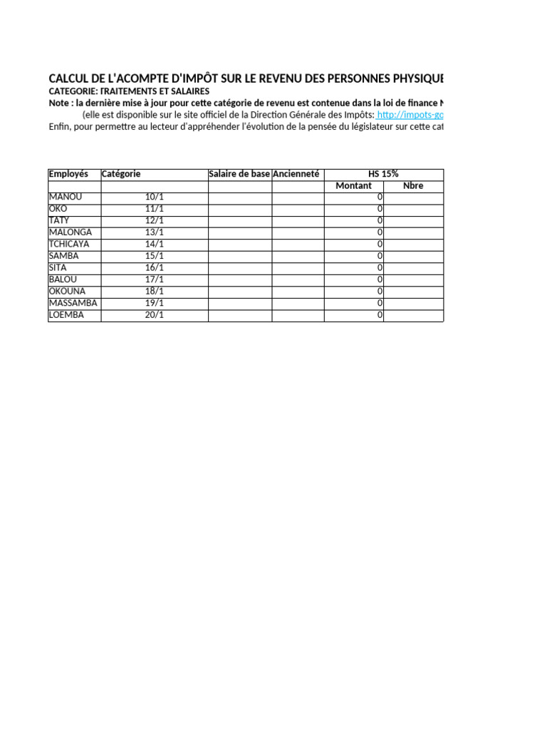 IRPP Calculations Check3 | PDF