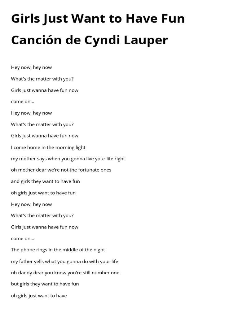 Girls Just Want To Have Fun - 20240602 - 155345 - 0000 | PDF