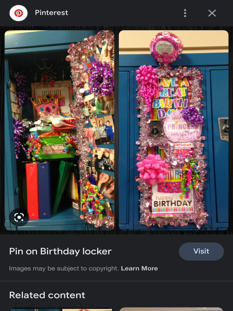 Birthday Locker Decorations - Google Search | PDF