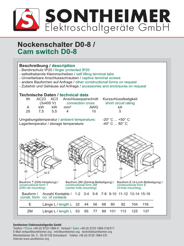 Datenblatt D08 - Merged | PDF