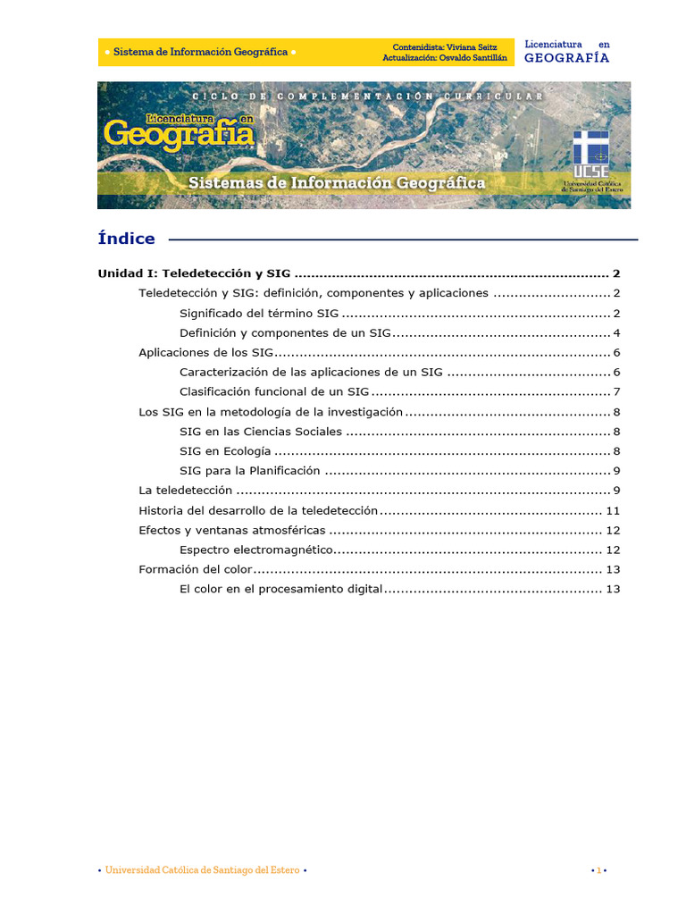 LG SistInformacionGeografica U1 | PDF
