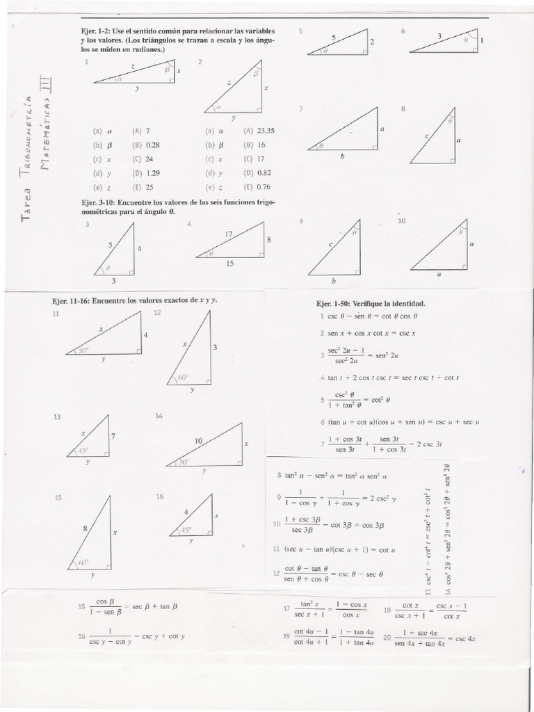 Tarea 1 Mate 3 | PDF