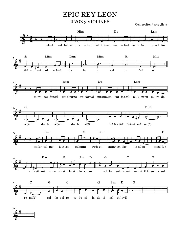 Epic Rey Leon Festival | PDF