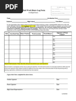 Bright Futures Volunteer Hours Log | PDF | Career & Growth