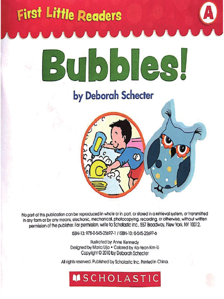 First Little Readers-A01-Bubbles | PDF