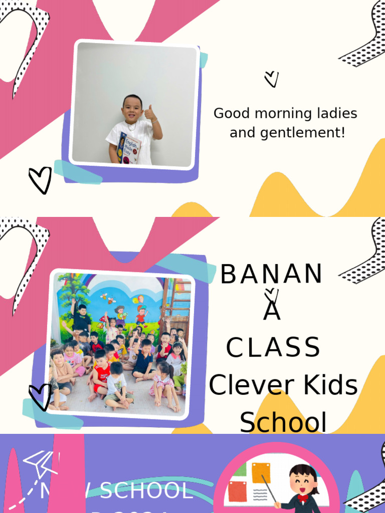 Pink and Blue Doodle Playful Self Introduction All About Me ...