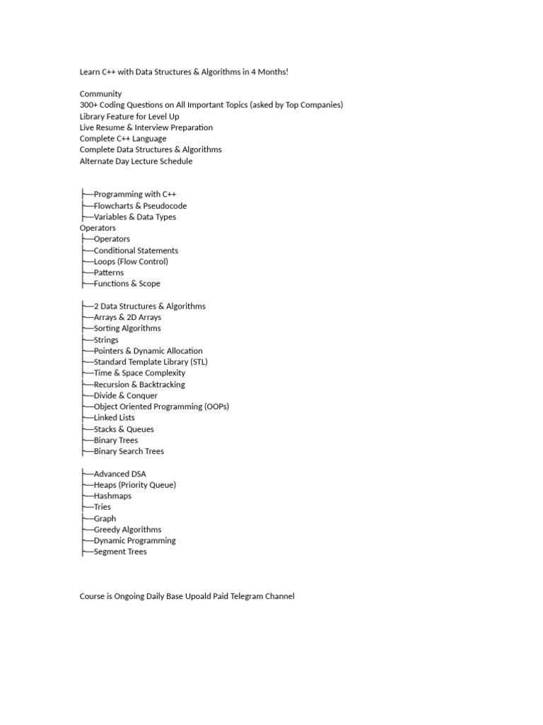 Apna College C++ Dsa | PDF