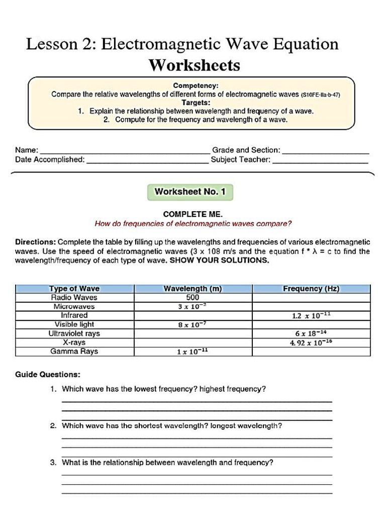 Electromagnetic Wave | PDF