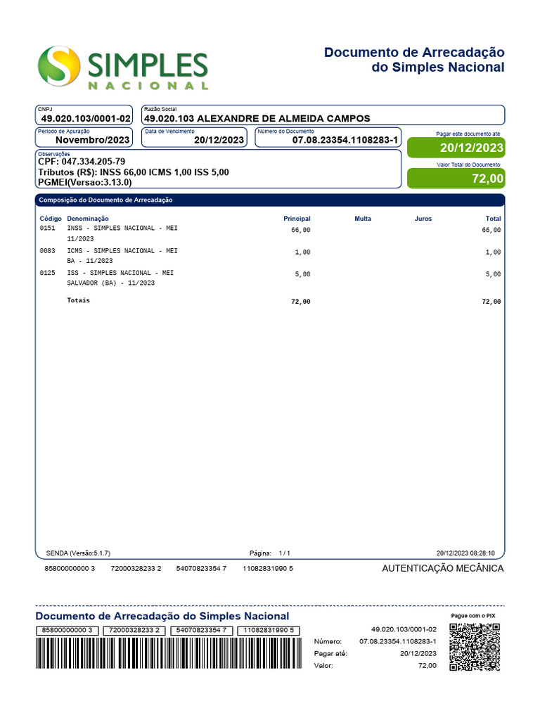Das Pgmei 49020103000102 Ac2023 | PDF