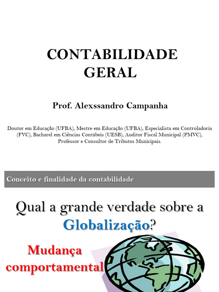 02 - Conceito e Finalidade Da Contabilidade | PDF