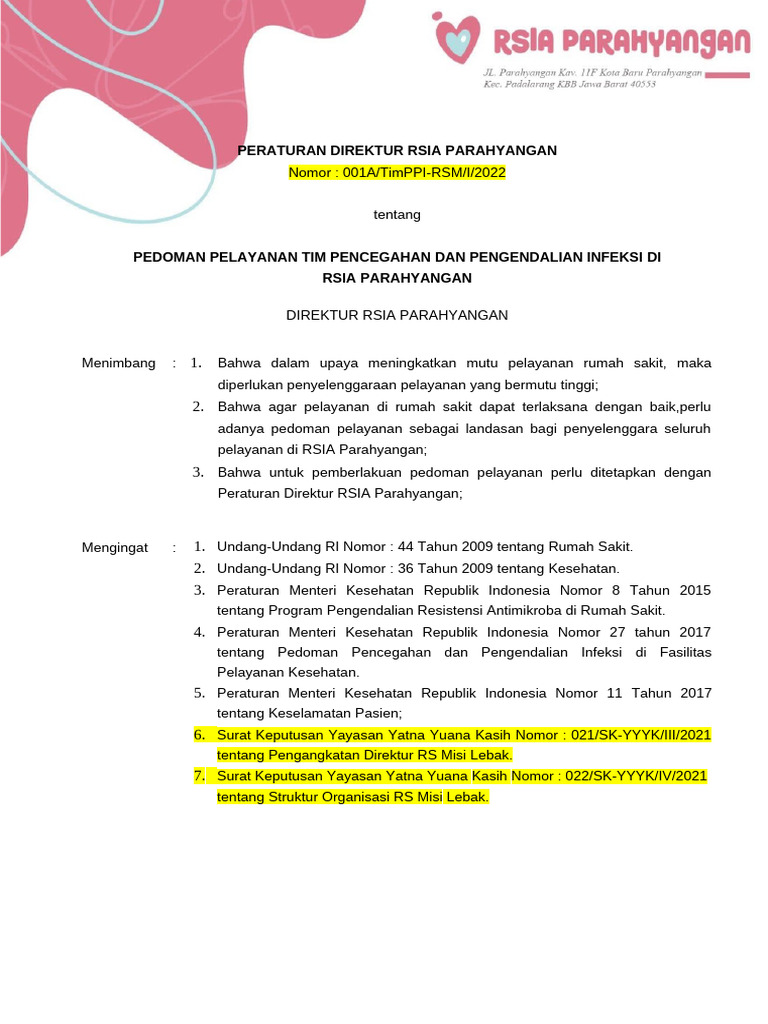 Pedoman Pelayanan Ppi | PDF