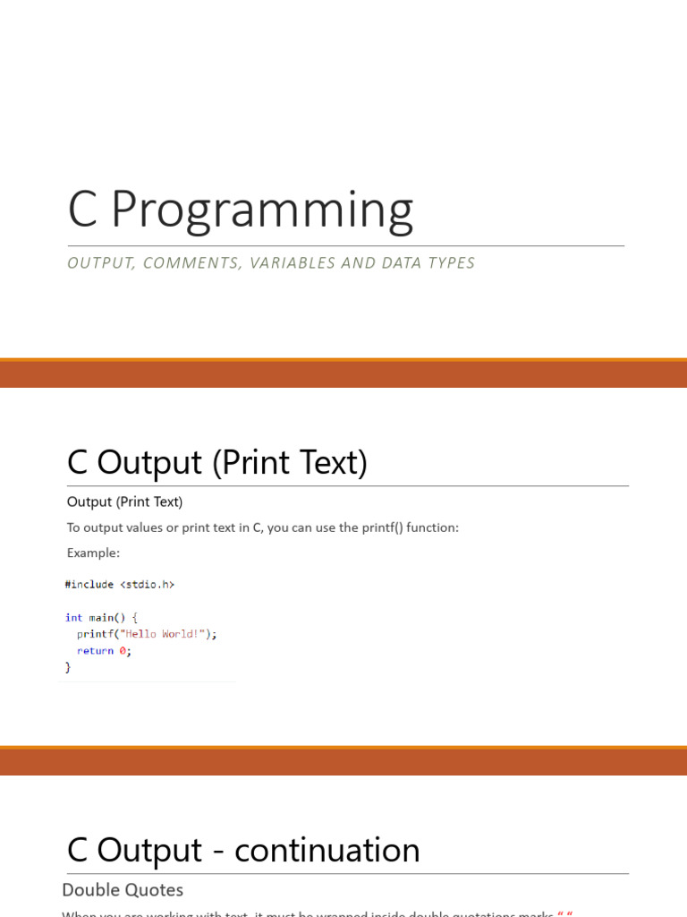 C Programming-Ch2 | PDF
