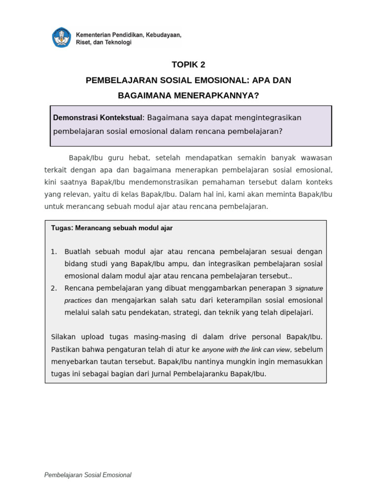 PSE - Topik 2 - Demonstrasi Kontekstual | PDF