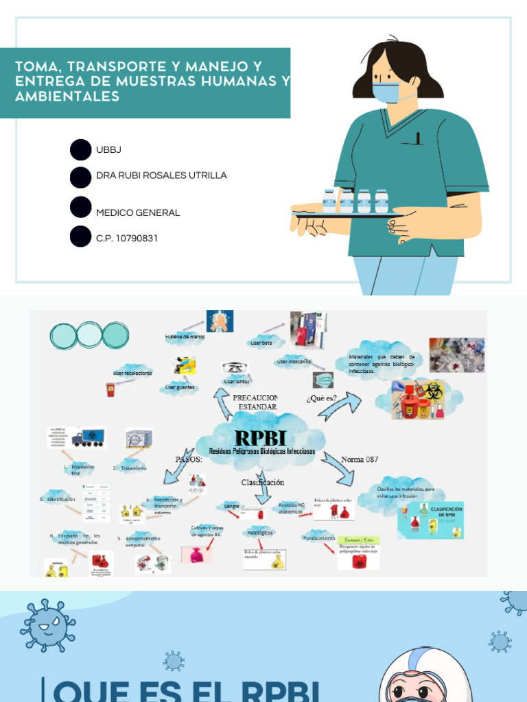 Toma, Transporte y Manejo y Entrega de Muestras Humanas y Ambientales ...
