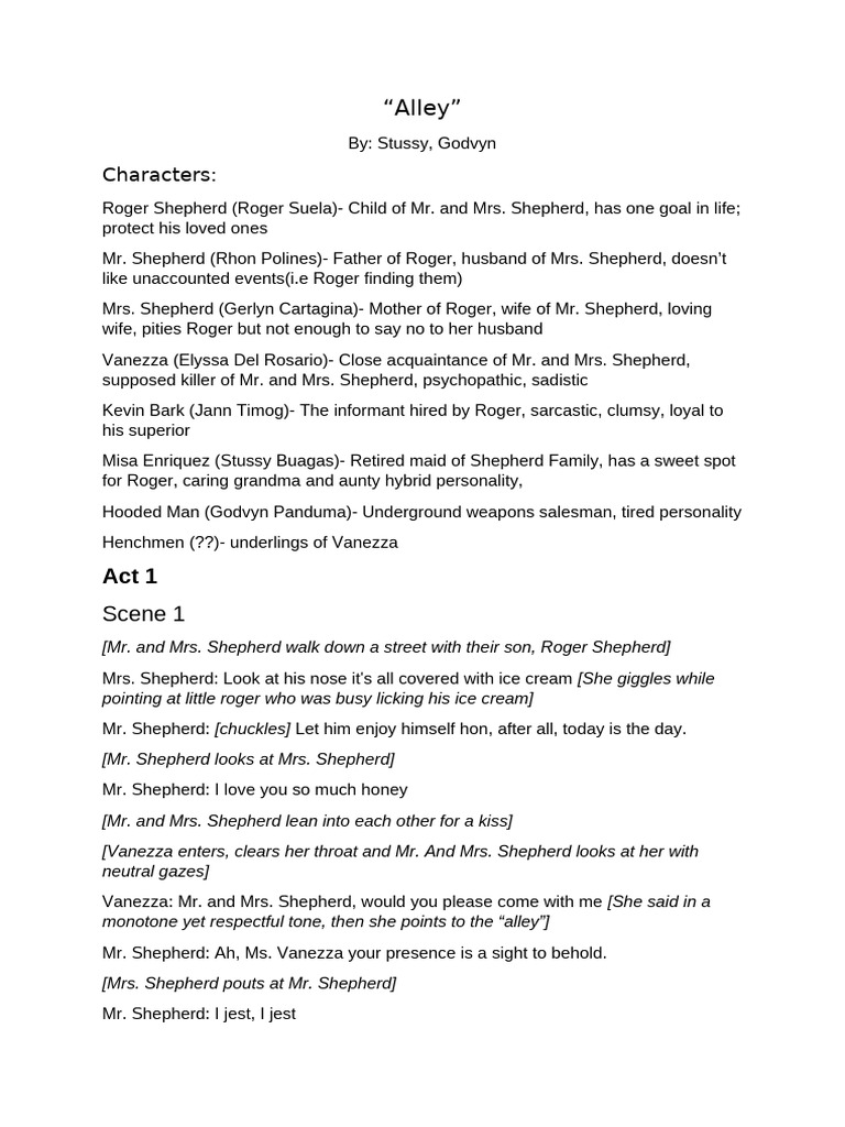 CW Drama Full Script | PDF