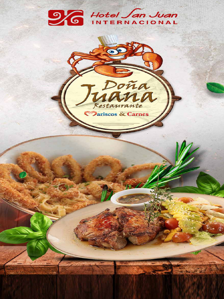 Menu Dona Juana 2024 | PDF | filete | Cocinando