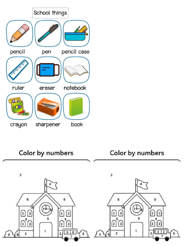 School Things 1ro, 2doy 3ro | PDF