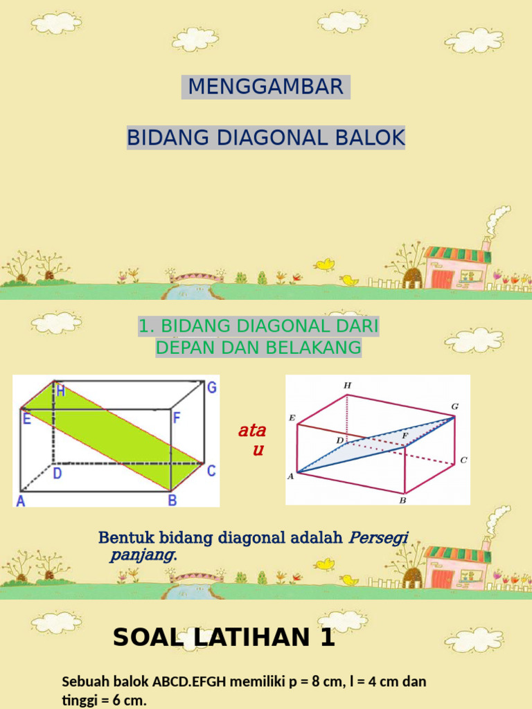 2.2. Bahas Lat. Bidang Diagonal Balok | PDF