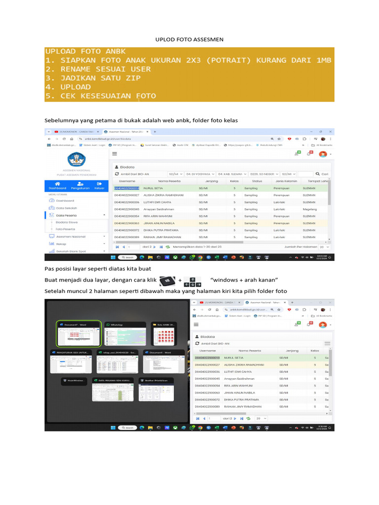 Uplod Foto Assesmen | PDF