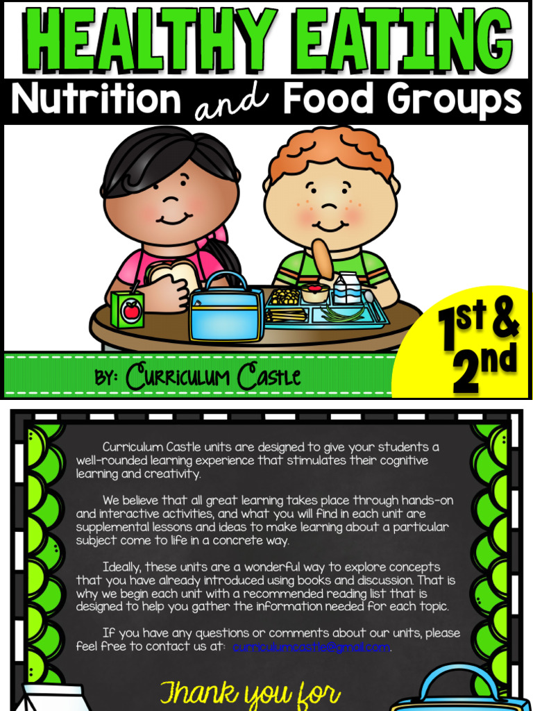 Healthy Eating_ Nutrition Food Groups | PDF